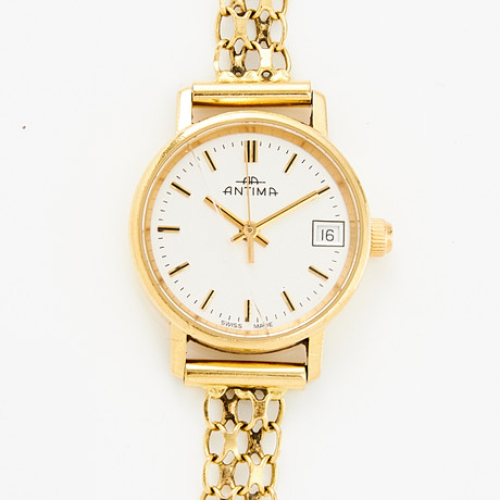 ANTIMA, reloj de pulsera, automático, fecha, pulsera, x-link, oro 18k ...
