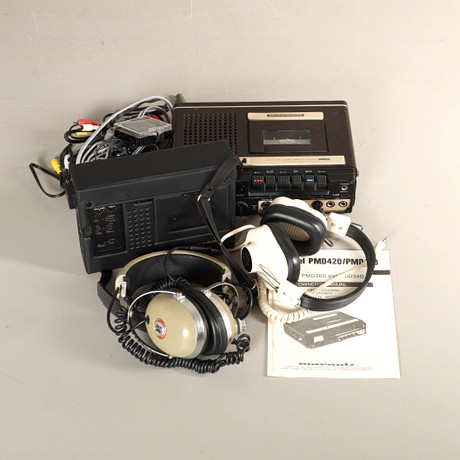 BANDSPELARE MARANTZ PMD420 & PMD340, samt HÖRLURAR KOSS & MPC, 1970/80-tal. Övrigt - Modern ...