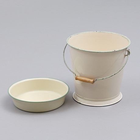 SPANN SAMT BALJA, emalj, Kockums. Övrigt - Övrigt - Auctionet