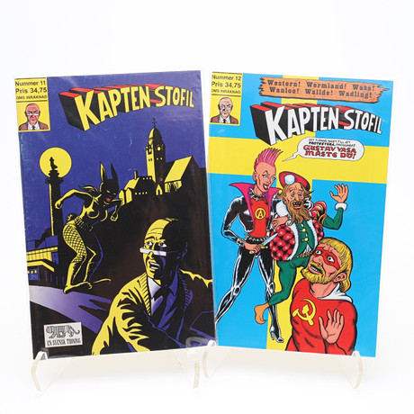 SERIETIDNINGAR. DEN KOMPLETTA UTGIVNINGEN AV KAPTEN STOFIL SOM UTKOM PÅ ...