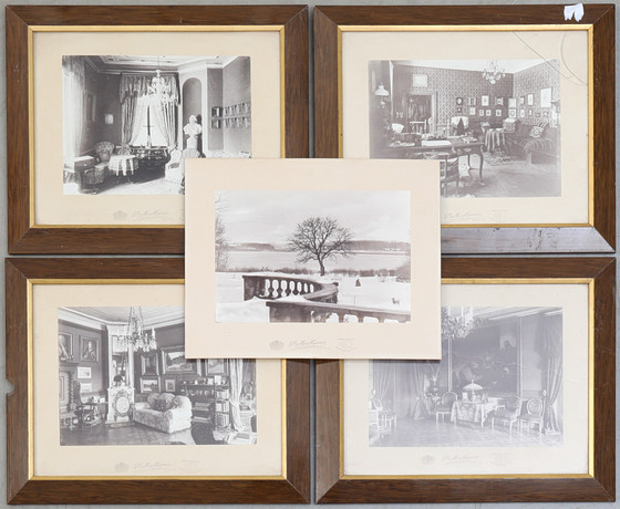SAMUEL MOSES MARCUS. Photographs, castle environment, 5 pieces. Art ...