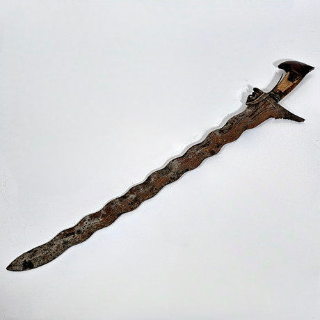 OLD MALAYAN KRIS.WOOD AND IRON. Weapons & Militaria - Edged weapons ...