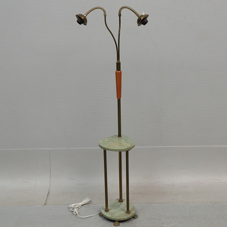 FLOOR LAMP, 2-armed with table/pedestal, 1930s/40s. Lighting & Lamps ...