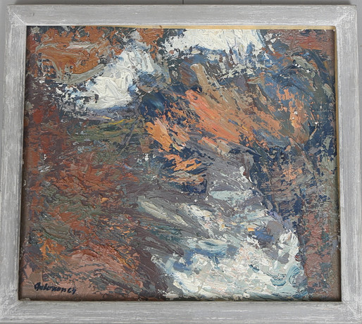 KARL THORSTEN ANDERSSON. "Springfield". Oil on Board, signed, dated 64 ...