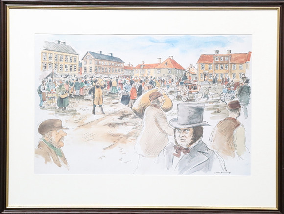 LARS GUTH. Print, signed and dated in the print. Art - Engravings ...