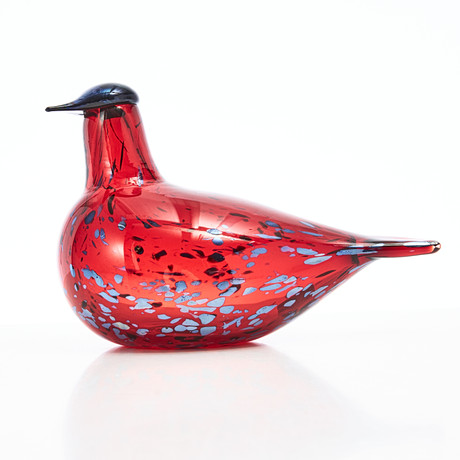 OIVA. "Ruby Bird", sculpture, Iittala, Finland, signed O Toikka Ittala ...