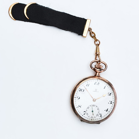 POCKET WATCH, Omega, silver, small second hand. Clocks & Watches ...