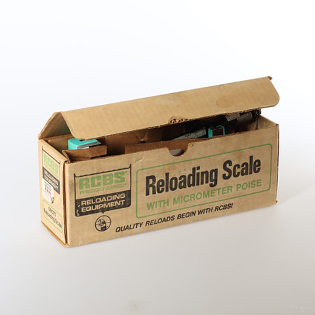 KRUTVÅG, RCBS Reloading Scale, OHAUS, USA, 1970/80-tal. Vapen ...