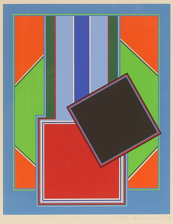 PETER FREUDENTHAL. Färgserigrafi, signerad. Konst - Grafik - Auctionet