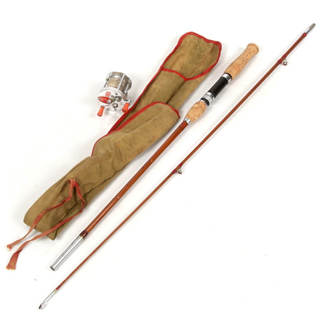 THROWING ROD and ROLLER, so-called spinning rod, Heddon Rods, 1900s ...