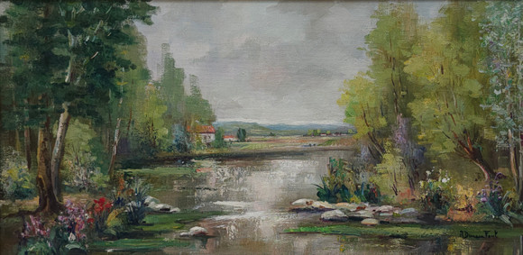 RAMON DURAN FONT (1939). LANDSCAPE. OIL ON CANVAS. Art - Paintings ...