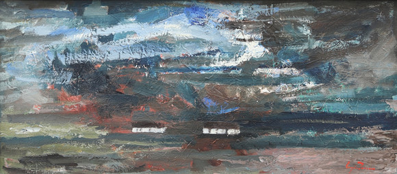 EUGEN PERSSON (1892-1978). Landskap med gård, olja på duk, signerad ...