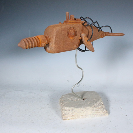 MARTIN SMIDA. Studio. Martin Smida, skulpturer, ”Flying Robot Fish ...