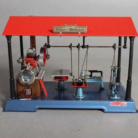 DAMPFMASCHINE Wilesco Werkstatt. Spielzeug - Spielzeug - Auctionet