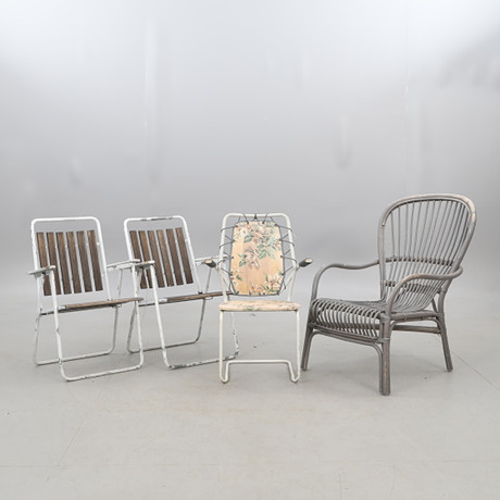 TRÄDGÅRDSMÖBLER, 4 del, olika stolar, retro. Trädgård & Byggnadsvård ...