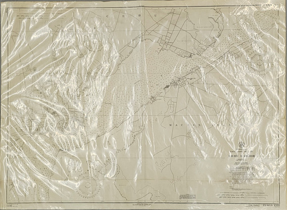 OLD MAP "CEBU HARBOR, PHILIPPINES" ON PAPER. Books, Maps & Manuscripts ...