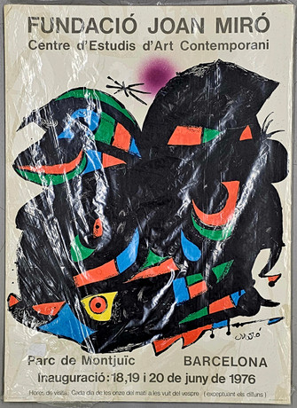 JOAN MIRÓ. After. POSTER "JOAN MIRÓ FOUNDATION OPENING 1976". Art ...
