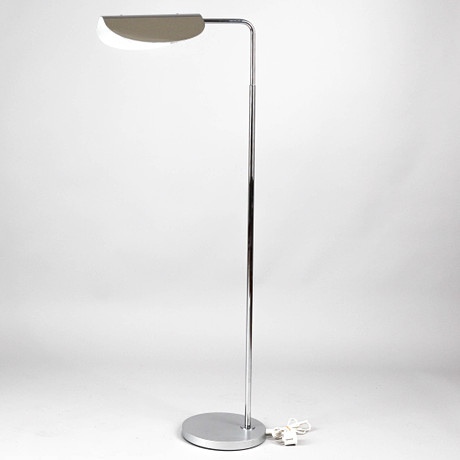 BERGBOMS, "modell G-200", golvlampa, vitmetall. Belysning & Lampor ...