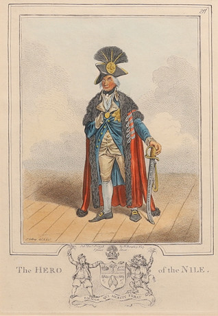 AFTER JAMES GILLRAY, (BRITISH, 1757-1815). THE HERO OF THE NILE ...