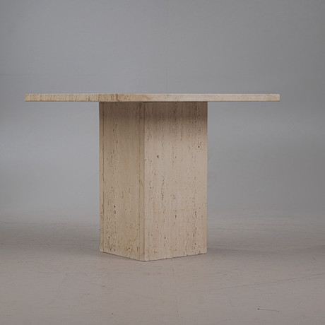 Bistro bord/matbord, travertin, 1970-talet, Italien. Möbler - Bord ...