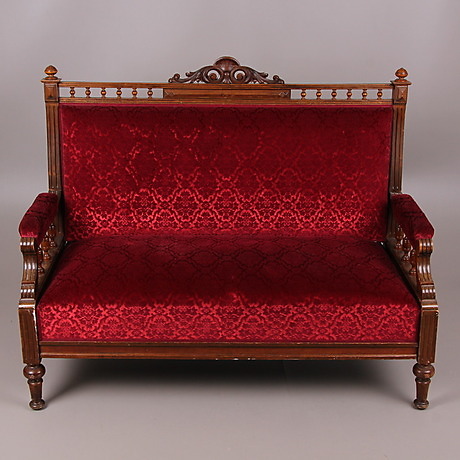 SOFA, New Renaissance, around the turn of the century 1900. Furniture ...