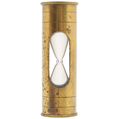 TIMGLAS, mässing/glas, 1900-tal. Övrigt - Övrigt - Auctionet