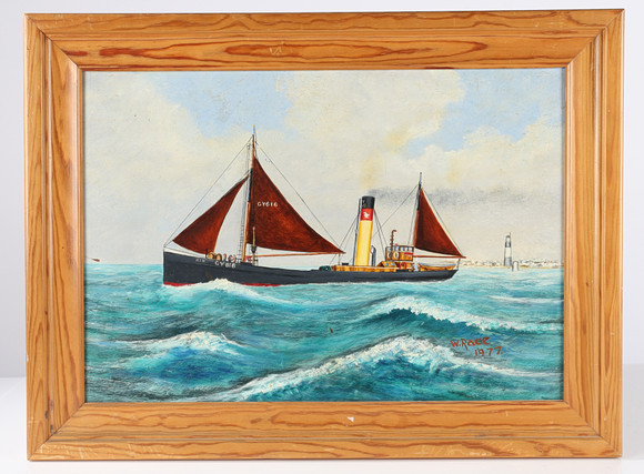 WALTER "WILLIAM" RACE, GRIMSBY STEAM TRAWLER "RIO". Art - Paintings ...