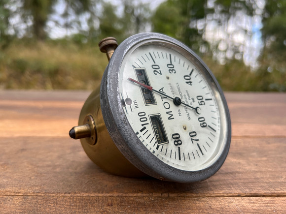 HASTIGHETSMÄTARE, Mota, Wilhelm Morell. Leipzig, Tyskland, bil, tidigt ...