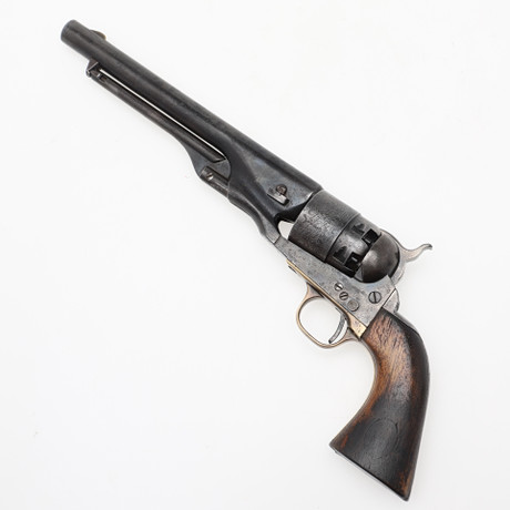BLOCK REVOLVER, Colt Army 44, Model 1860. Weapons & Militaria - Guns ...