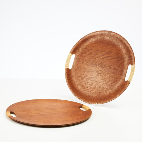 SHIGEMICHI AOMINE, tillskriven, Brickor, 2 st., teak, lindade handtag ...