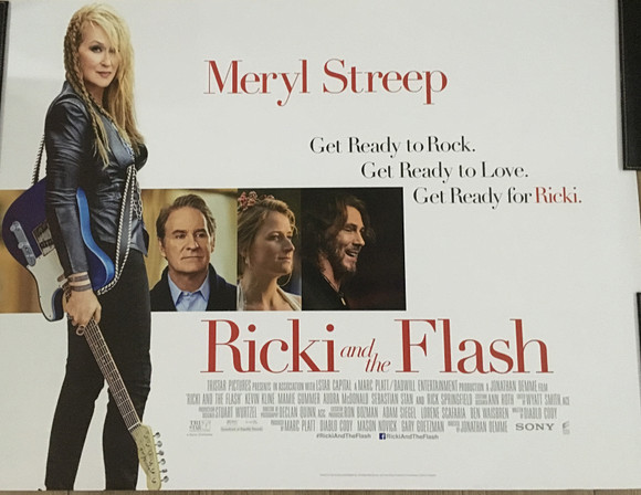 TWO 'RICKI AND THE FLASH' MOVIE POSTERS. Art - Other - Auctionet