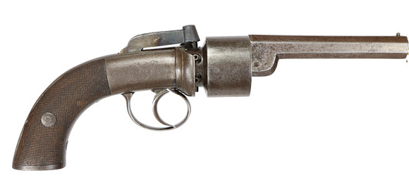 BLOCK LOCK REVOLVER, English, model Transitional Revolver. Weapons ...