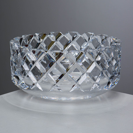 GUNNAR CYRÉN. Crystal bowl, "Sofiero", Orrefors, signed. Glass - Art glass - Auctionet