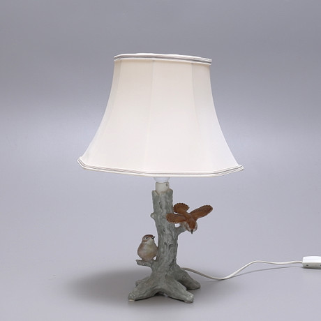 TABLE LAMP, Goebel, Germany, hand painted Inga Hoff. Lighting & Lamps - Table Lamps - Auctionet