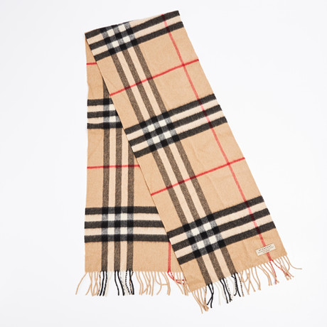 BURBERRY, halsduk, kashmir, etikettmärkt. Vintagekläder & Accessoarer - Auctionet