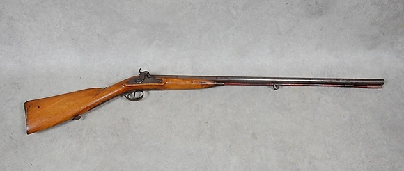 Reciprocating GUN, double barrel, England 19th century. Weapons ...