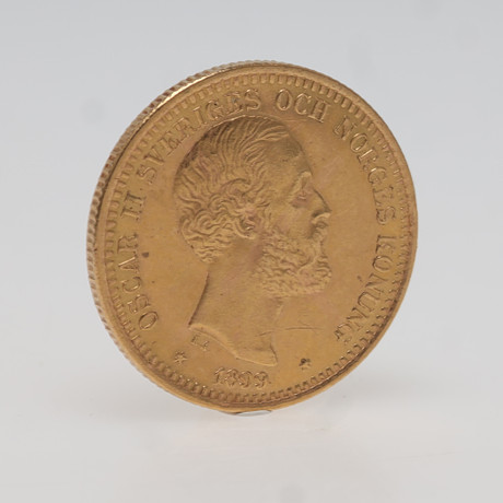 GOLD COIN, OSCAR II SWEDEN 1899, SEK 20. Coins, Medals & Stamps - Coins ...