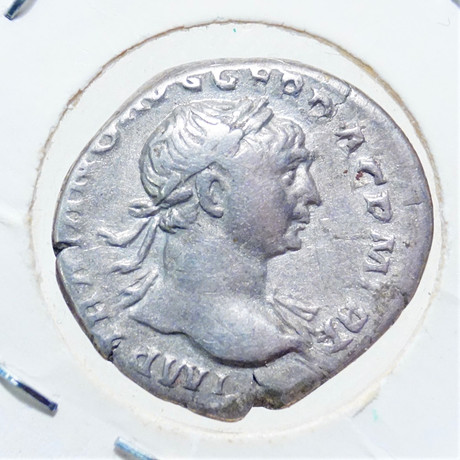 ROMERSKT MYNT, Trajanus 98 - 117 eftrkr. Mynt, Medaljer & Frimärken ...
