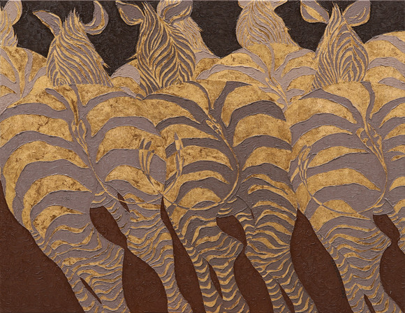 ALEXANDRA SPYRATOS. ZEBRO, signed, dated 2008. Art - Paintings - Auctionet