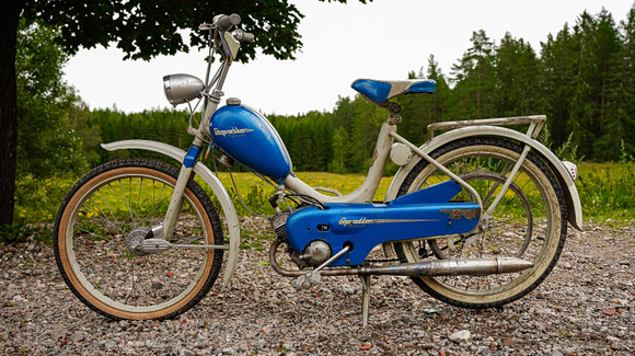 APOLLO MOTORETTE, moped, 1950-tal. Fordon, Båtar & Delar - Mopeder ...