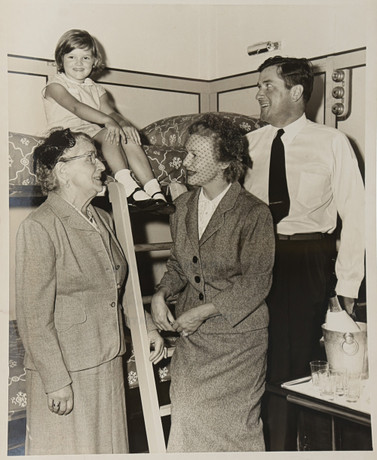 IRVING NEWMAN. Madeleine Carroll with her mother Helene Tuaillon, her ...