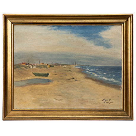 ELLA HEIDE. Olja på duk, signerad. Konst - Måleri - Auctionet