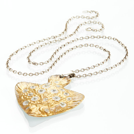 NILS THORSSON. Hänge, Royal Copenhagen, porslin, i form av flundra ...