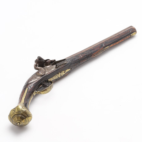 FLINT LOCK PISTOL. Weapons & Militaria - Guns & Rifles - Auctionet