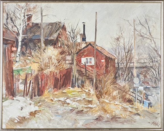 ADRIAN VAN ARKEL (1924-2006). "Trapporna till Åsöberget ...