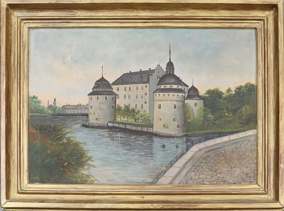 OKÄND KONSTNÄR. öljy kankaalle, Örebron linna. Taide - Maalaus - Auctionet