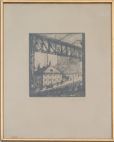 BERTIL LYBECK. etsning, signerad, numrerad 65/150. Konst - Grafik ...