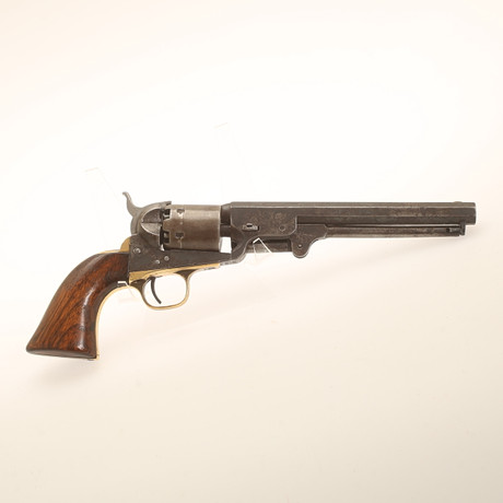 BLOCK REVOLVER, Colt 1851 navy model, USA, 1863. Weapons & Militaria ...