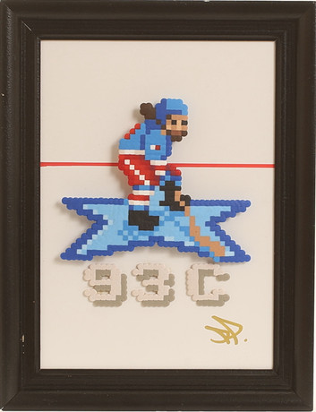 JOHAN KARLGREN (PAPPAS PÄRLOR). "Zibanejad", plastmontage, signerad PP ...