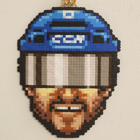 JOHAN KARLGREN (PAPPAS PÄRLOR). "Ovechkin", plastmontage, signerad PP ...